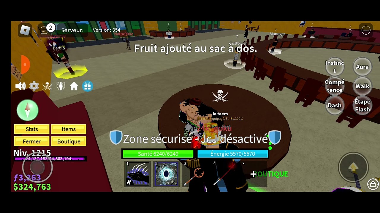 Mon amis et moi on découvre ľ update 20 sur blox fruit (elle es ...