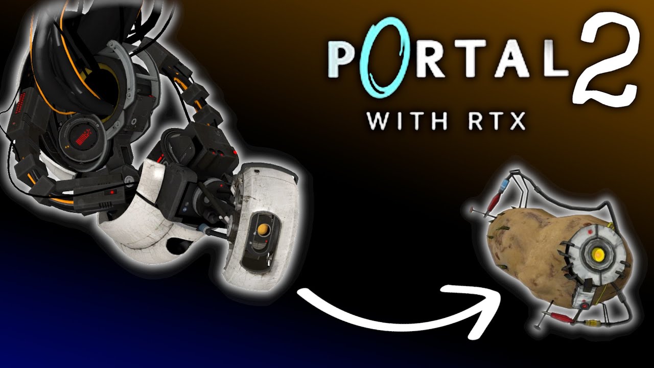 Genetic Lifeform and Disk Operating POTATO (Portal 2 w/ RTX) - YouTube