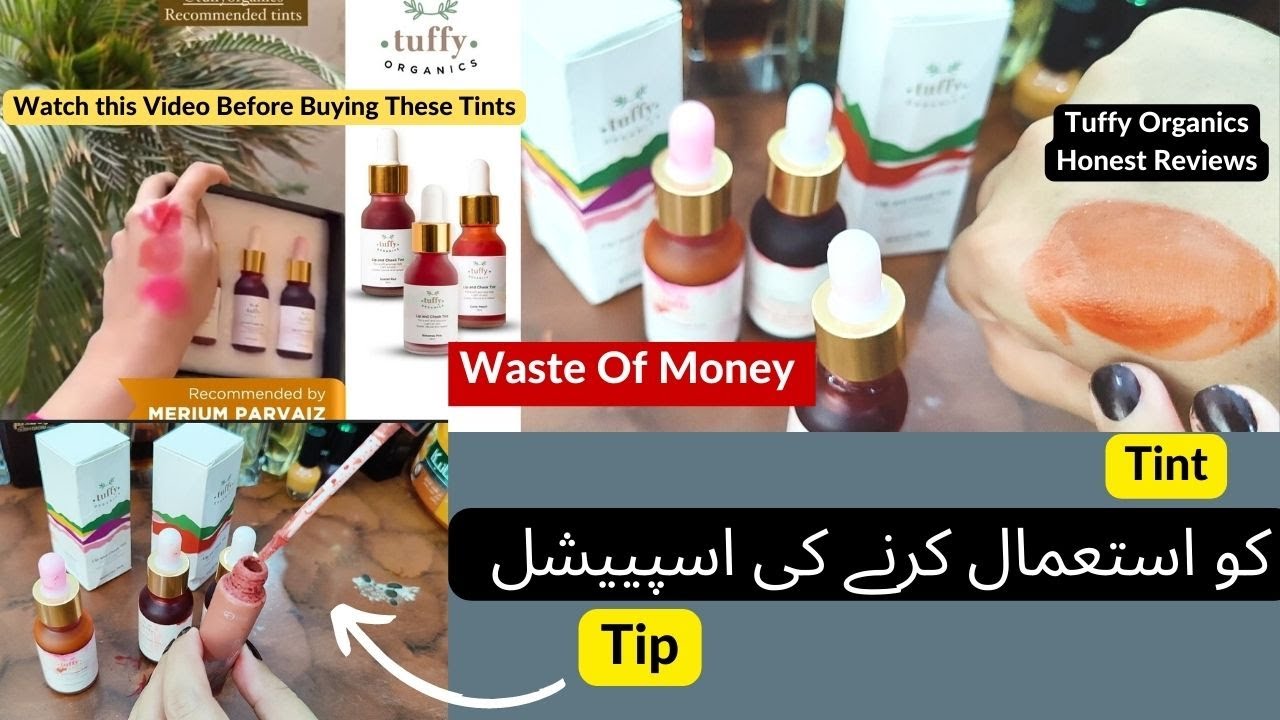 Tuffy Organics Lip And Cheek Tints Review| Special Tip To Use Lip Tints ...