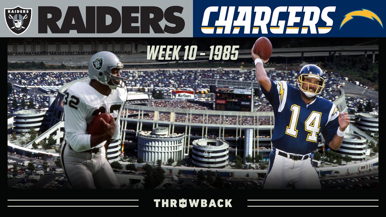 A SoCal Offensive Shootout! (Raiders vs. Chargers 1985, Week 10) - YouTube