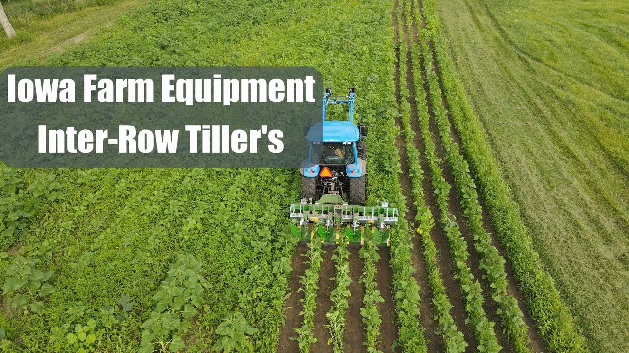 Green Earth 4 Row Inter Row Tiller Cultivator Organic Mechanical Weed ...