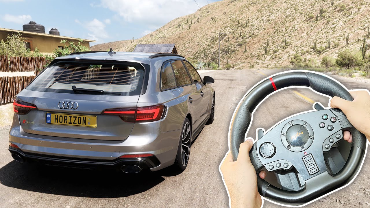 [4K] Forza Horizon 5 | PXN V900 Steering Wheel | Audi | Gameplay PC fh5 ...