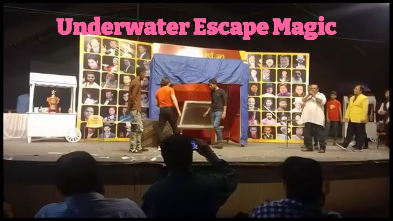 Underwater Escape Magic By illusionist Munawar & Muzaffar @7mkhan9 ...