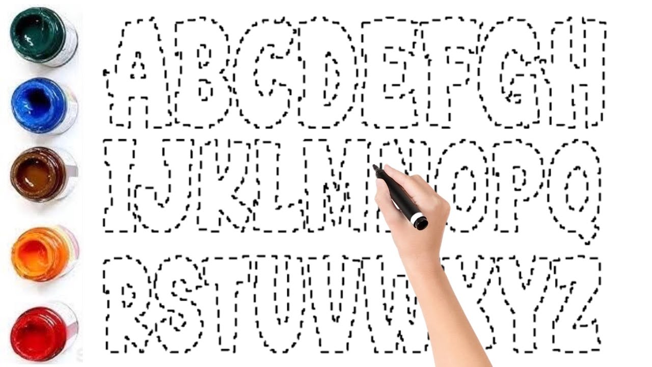 ABC Drawing and Coloring for Kids | Learn Alphabet A to Z | Kids ...