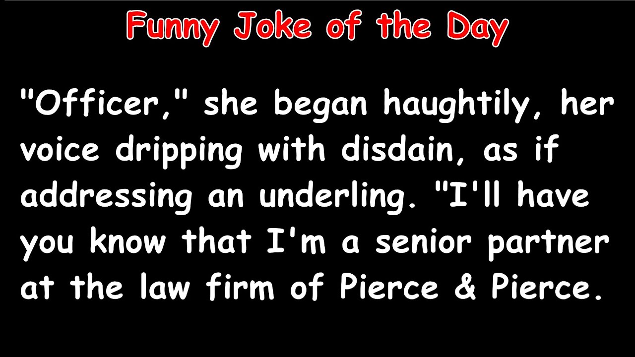 Failing to come to a full stop Funny Joke - YouTube