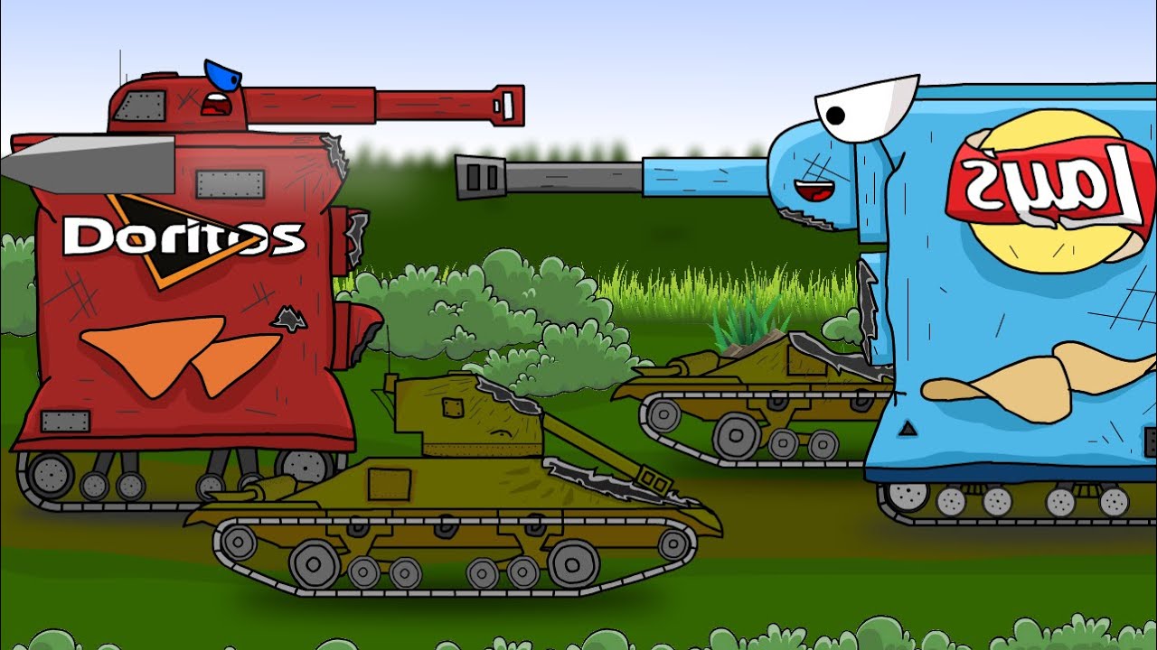Lays Tank VS Doritos Tank (Танки Мульт) - YouTube