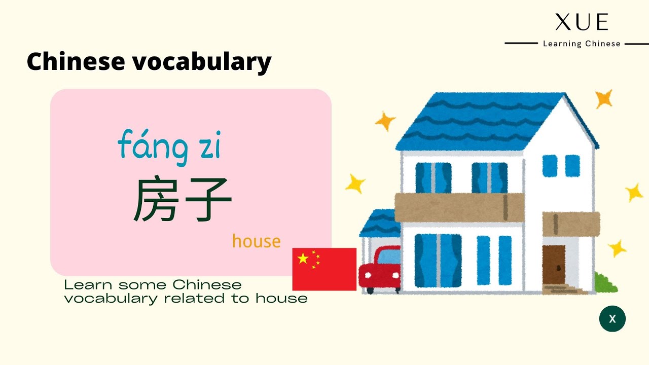 【Chinese Vocabulary】House - Part1 - YouTube