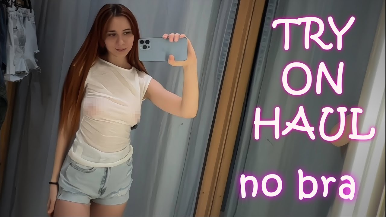 Transparent T -shirt. Try on Haul - YouTube