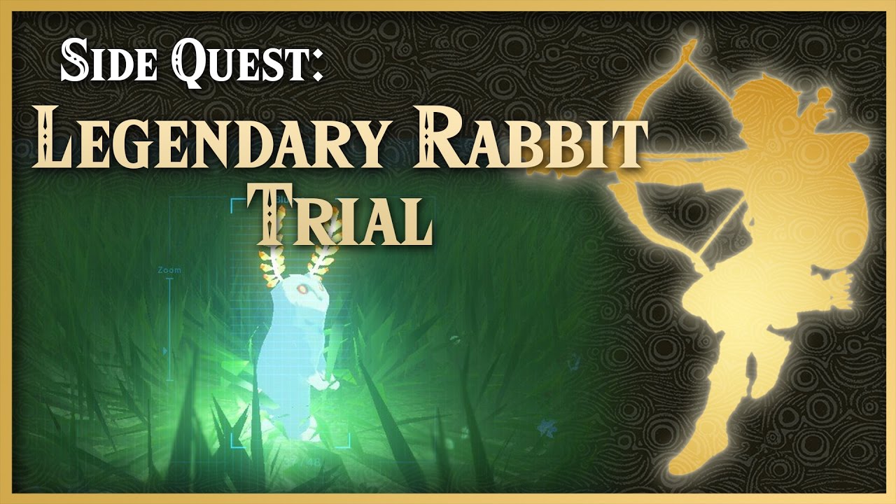 Zelda Breath of the Wild • Legendary Rabbit Trial • Blupee Locations ...