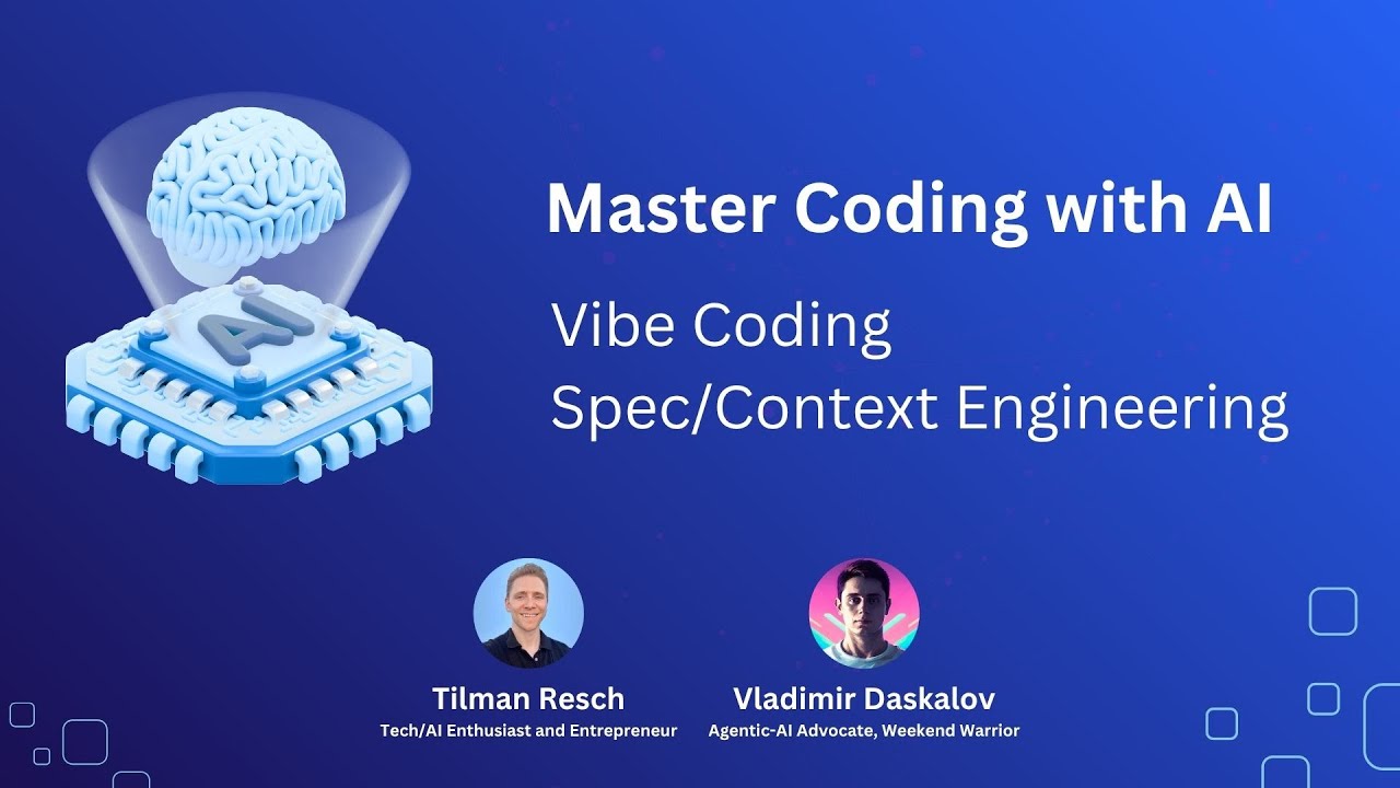 Master Coding with AI: Vibe Coding, Spec Engineering & Live Demo ...
