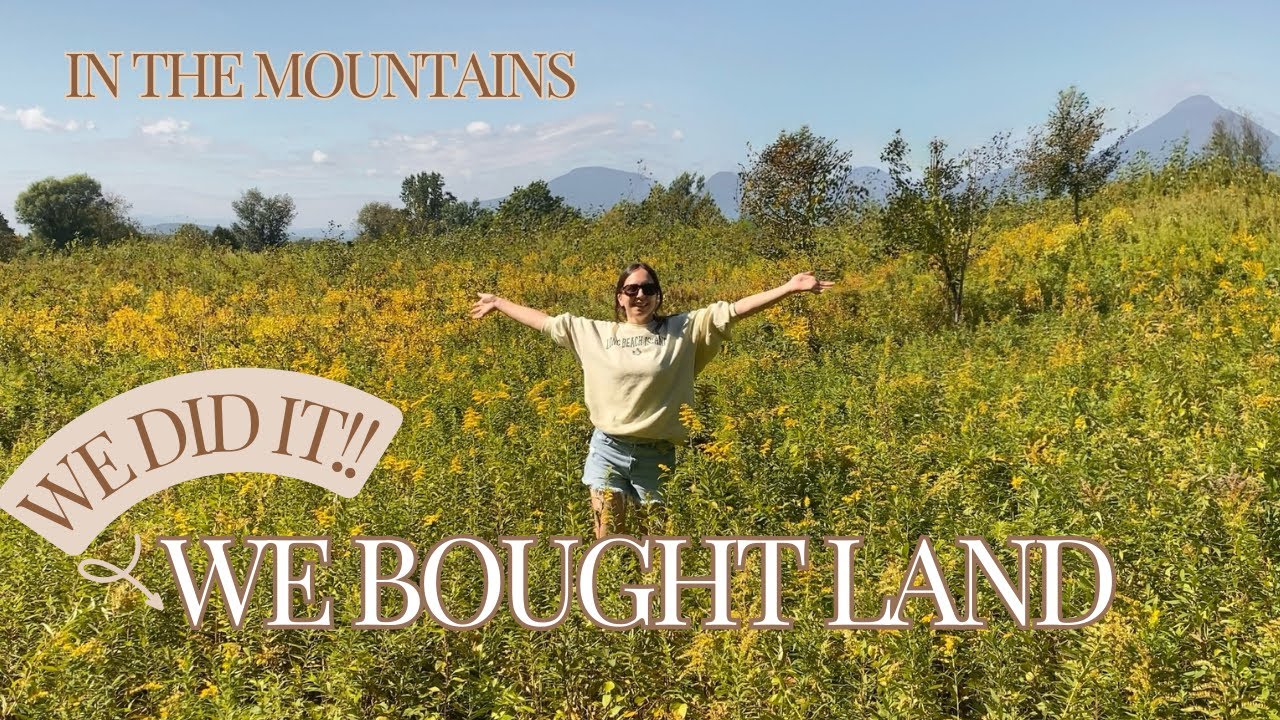 We bought land in the mountains! Selling everything to live in our ...