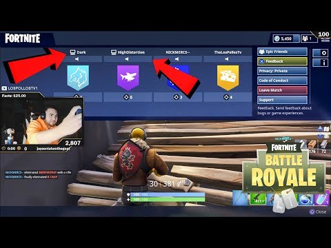 LosPollosTV Squads Up W/ Dakotaz, NickMercs & High Distortion On Fortnite