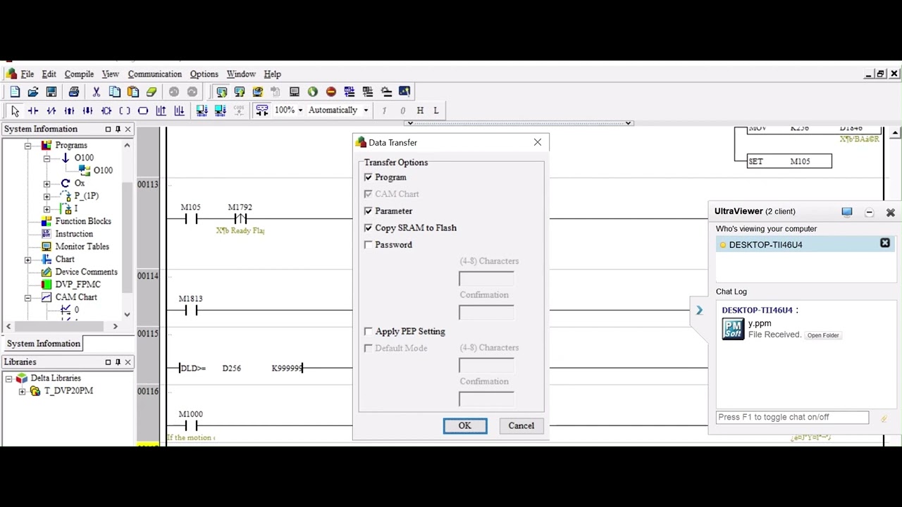 Delta DVP-PM Series PLC Program Downgliding And Memory Transfer #delta ...