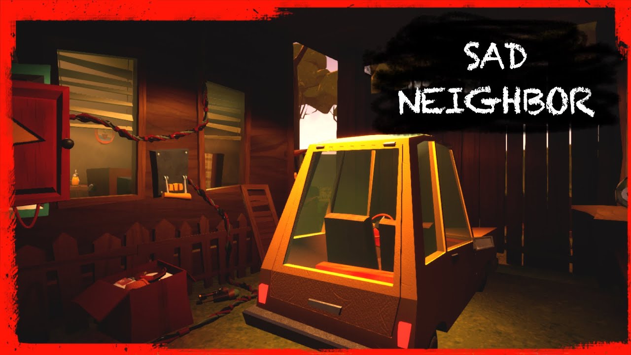 HELLO NEIGHBOR MOD KIT: SAD NEIGHBOR - UPSET NEIGHBOR - YouTube