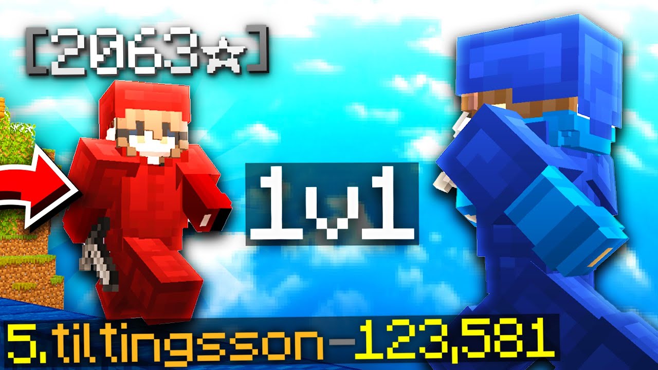 Can I Beat A Top 10 Minecraft Bedwars Leaderboard Player? - YouTube