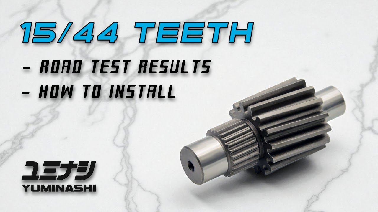 PCX 160 | 15/44 Gear Sprocket Install | Road Test Results | YUMINASHI ...