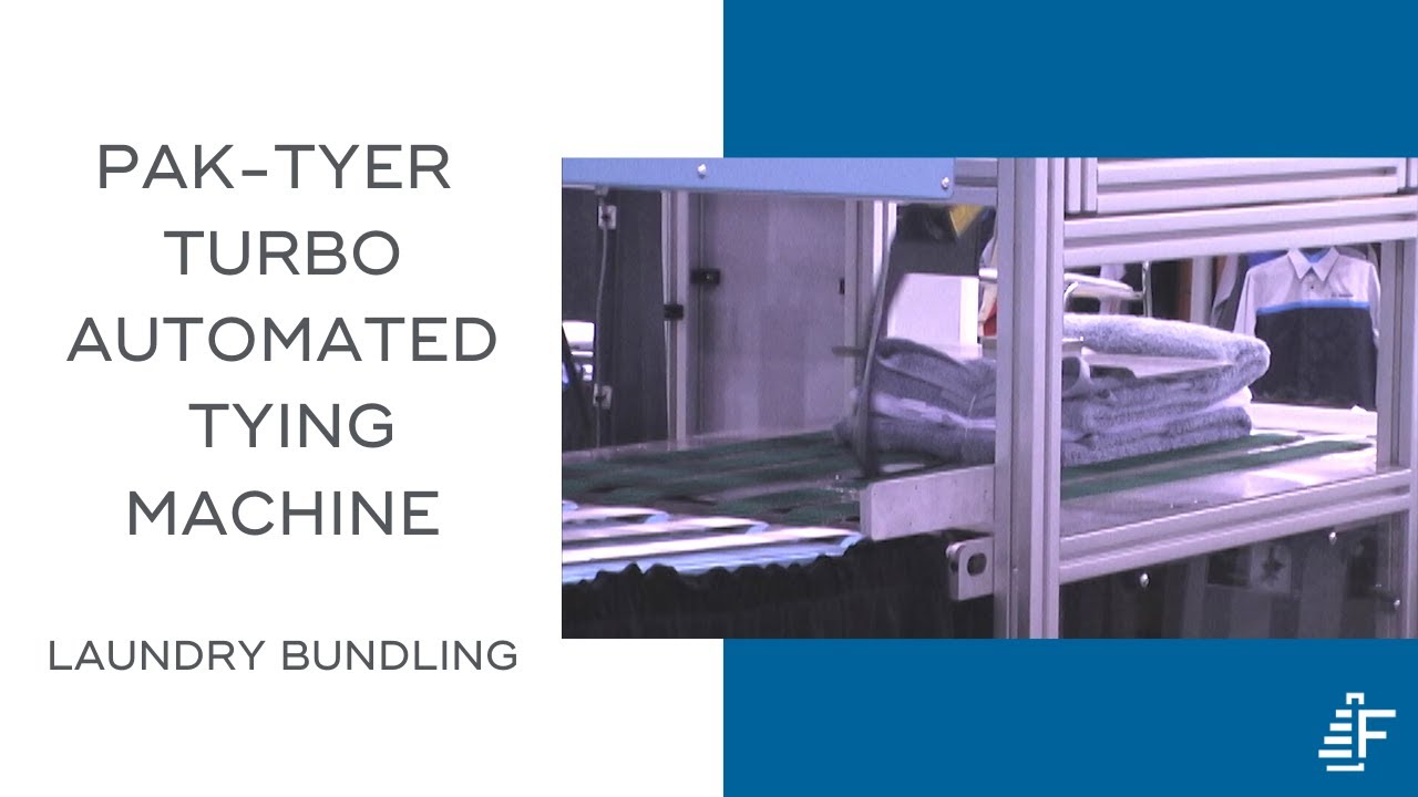Laundry Linen Bundling Pak-Tyer TURBO Automated Single Arm Tying ...