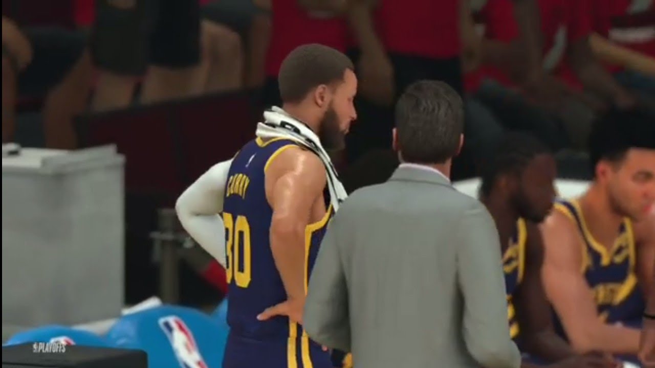 NBA 2K24 - GAME 4 | 4th Qtr| WARRIORS Vs TRAILBLAZERS | DJ DIXON PG/SG | Gameplay | MyLEAGUE # ...