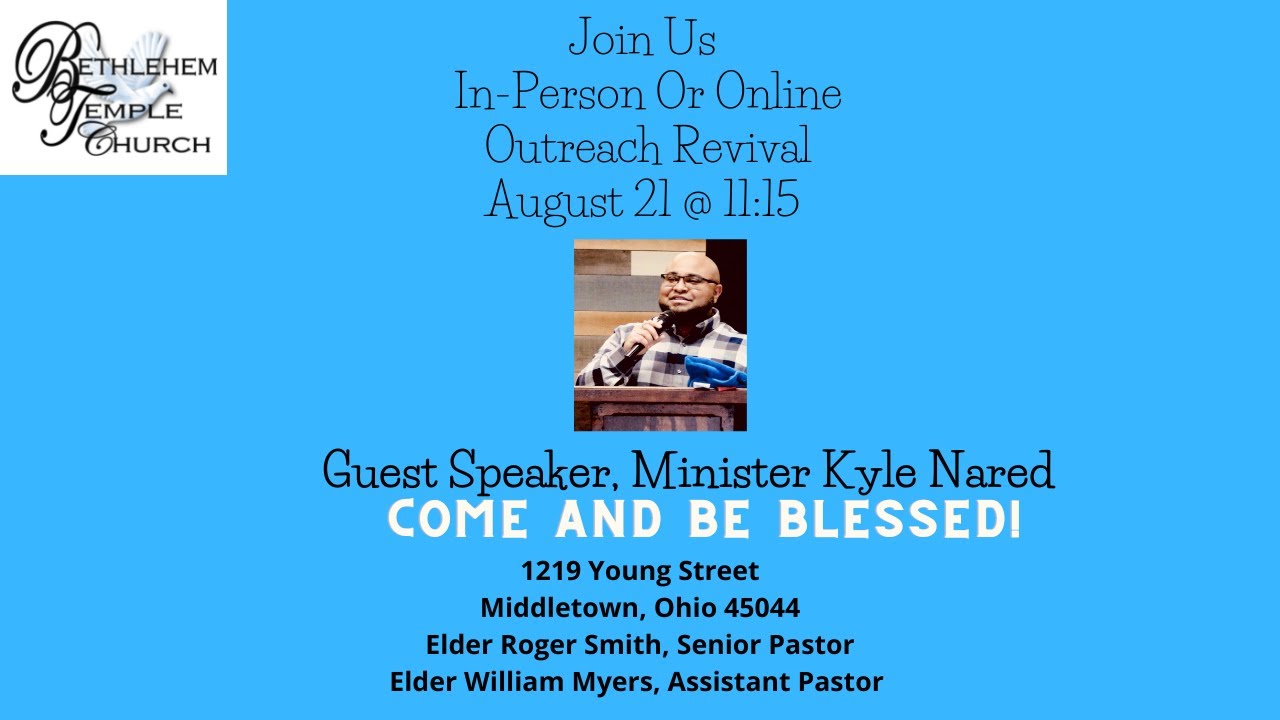 Outreach Revival with Minister Kyle Nared - YouTube