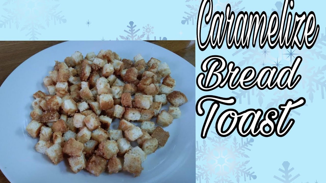 Easy to cook caramel bread popcorn :: delicious bread snack - YouTube