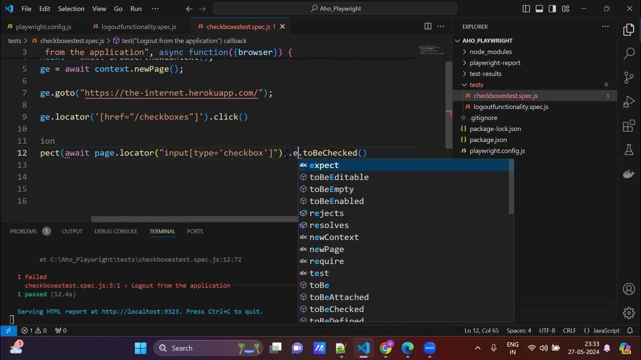 Checkboxes validations in Playwright Automation - YouTube