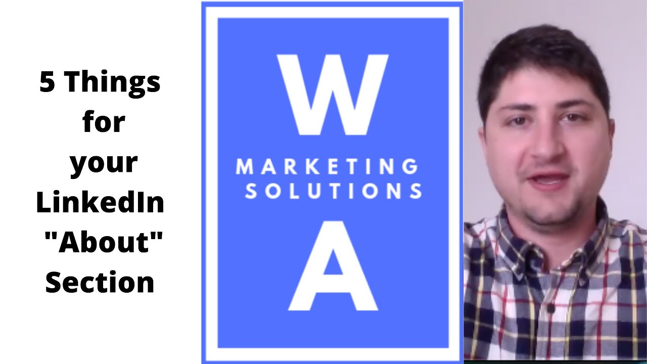 5 Things for your LinkedIn "About" Section - YouTube