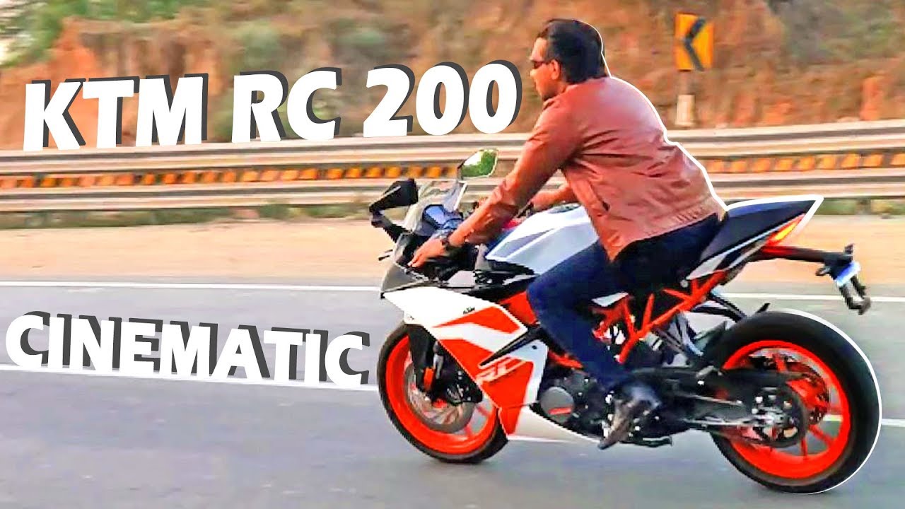 Watch my KTM RC 200 Cinematic slowmotion video ( white color model ...