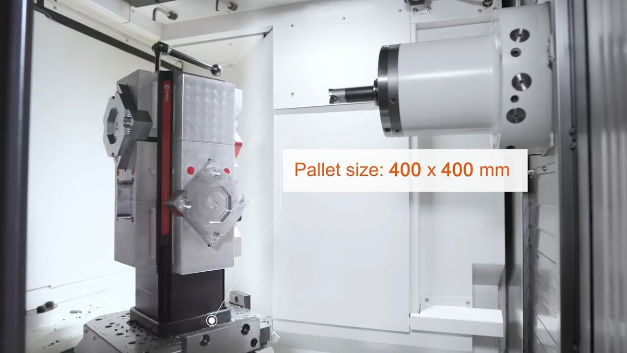Mazak HCN-4000 | horizontales Bearbeitungszentrum - YouTube