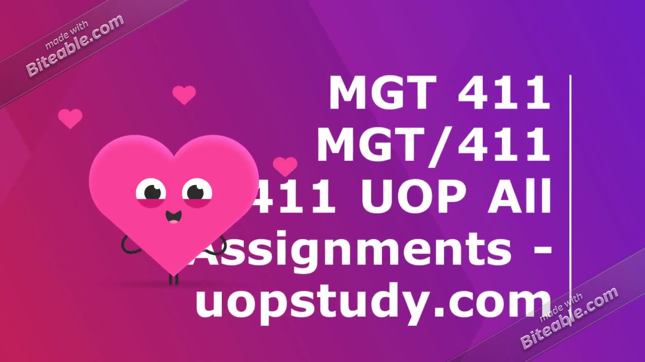MGT 411 MGT/411 MGT411 UOP All Assignments - uopstudy.com - YouTube