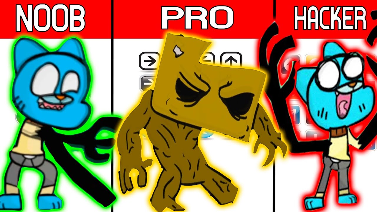 FNF Character Test | Gameplay VS Playground | Corrupted Gumball Bob’s ...