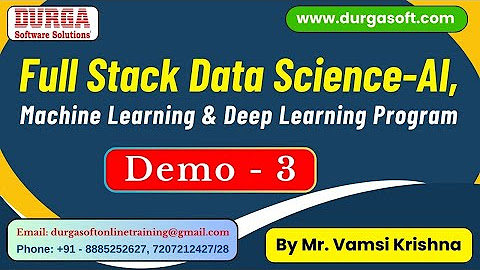 Full Stack Data Science tutorials by Mr. Vamsi Krishna @8AM IST - YouTube