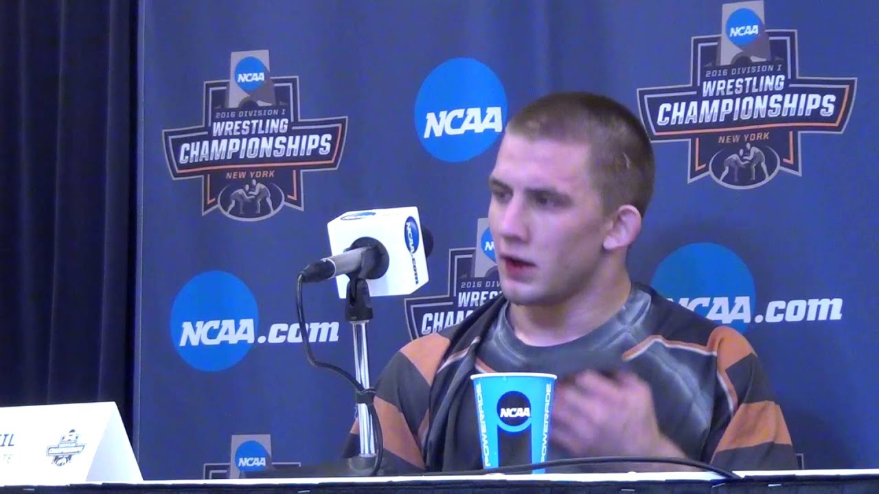 Dean Heil (Oklahoma State), 141 lbs. Semis winner at 2016 NCAAs - YouTube