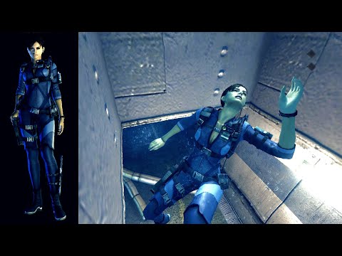 Resident Evil Revelations - Jill drowning underwater