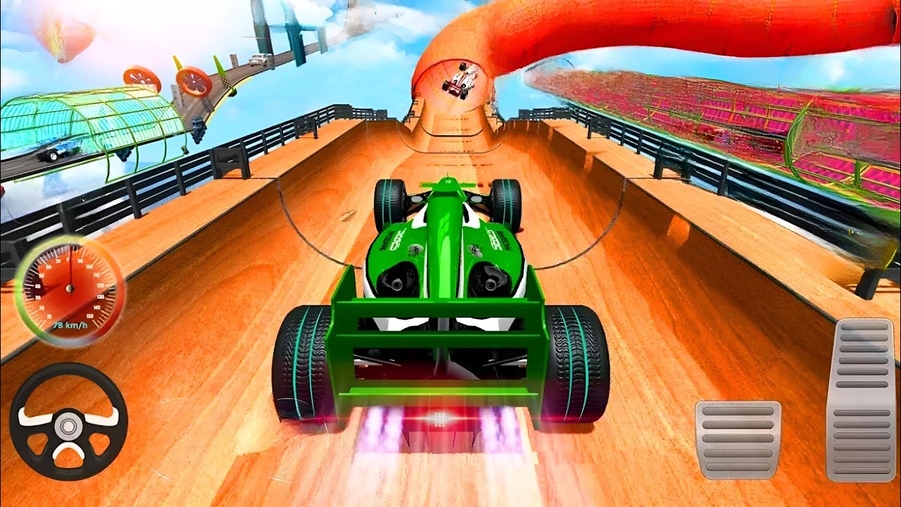 Car Mega Ramp Racing 2024 - Gt Car Stunts Simulator - Formula Car Race ...
