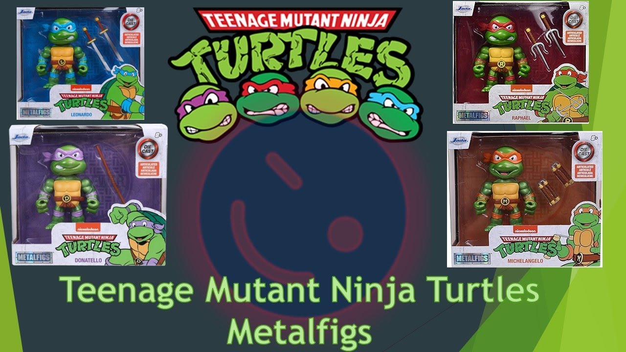 Teenage Mutant Ninja Turtles Metal Figures - YouTube