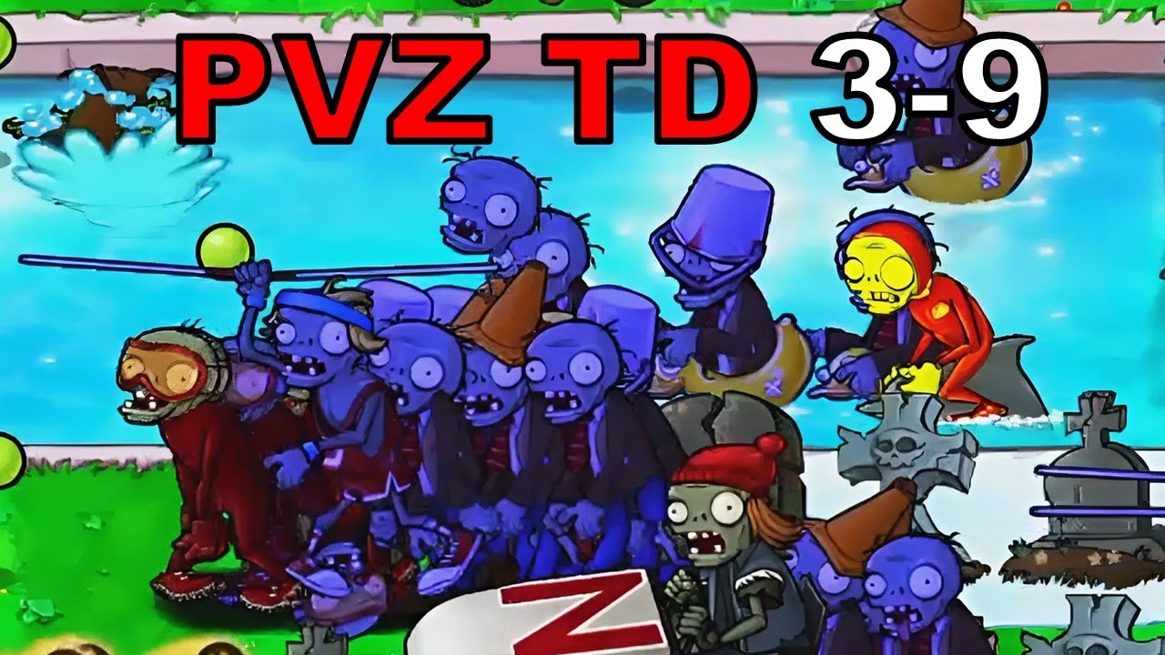 PvZ TD 3-9 RN19 (no save scumming, no pausing) - YouTube