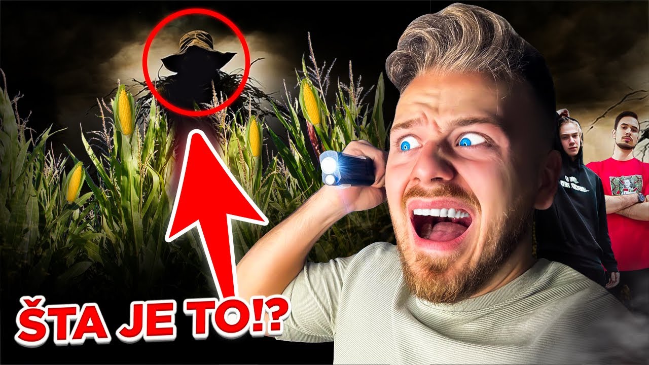 NEKO NAS UHODI U KUKURUZIMA! *strasilo ili covek?* JEZIVE PUSTOLOVINE ...