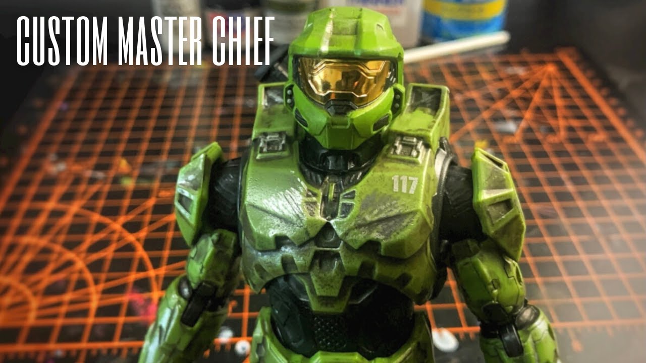 Custom Jazwares Halo Master Chief - YouTube