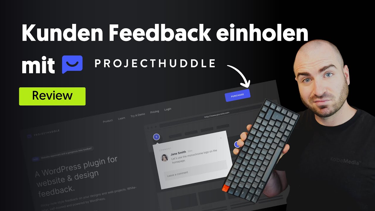 Einfaches Website-Feedback erhalten mit Project Huddle - Review & Tutorial - YouTube
