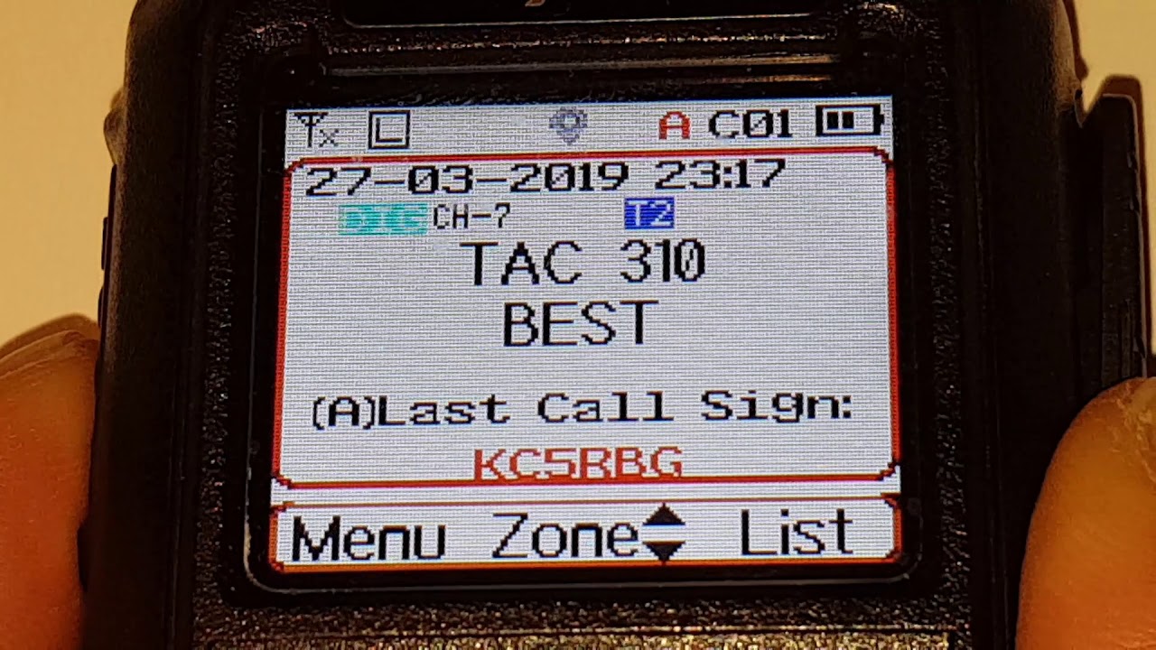 Anytone 878 Any colour you want! - YouTube