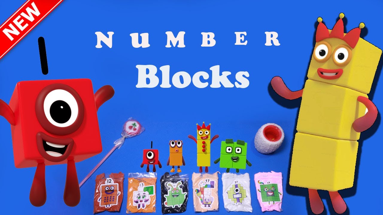 Making Numberblocks with Crispy Clay - Assembling toys Numberblocks ...