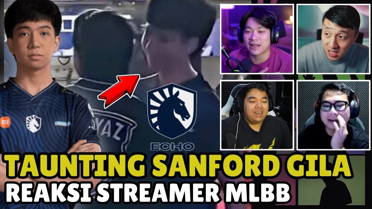 SANFORD GALAK BANGET! REAKSI STREAMER DRAMA SANFORD TAUNTING SRG KRAM ...