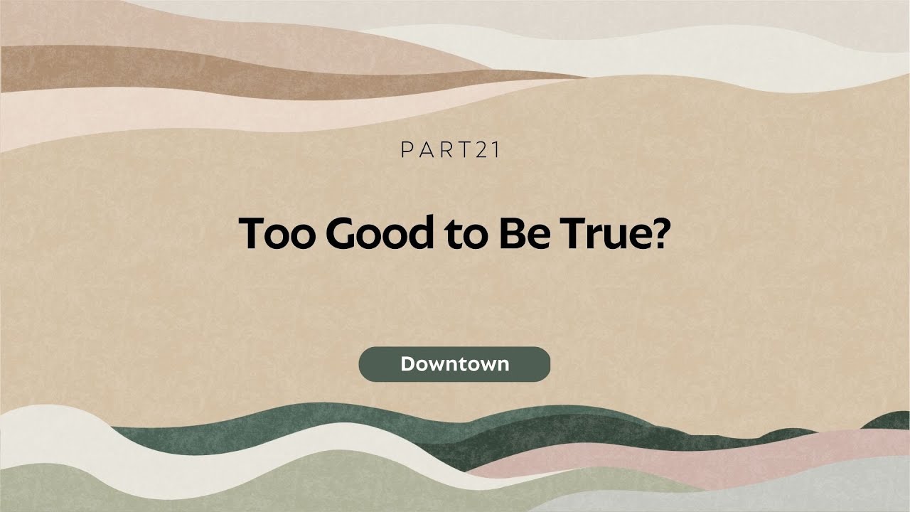 Too Good to Be True? | Genesis: The Beginning | Genesis 12:1-9 - YouTube