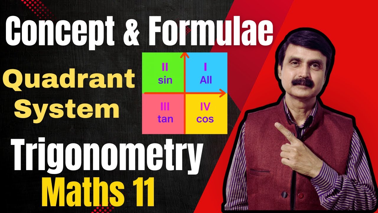 Concept & Formulae Based on Quadrant System | Trigo Maths 11 - YouTube