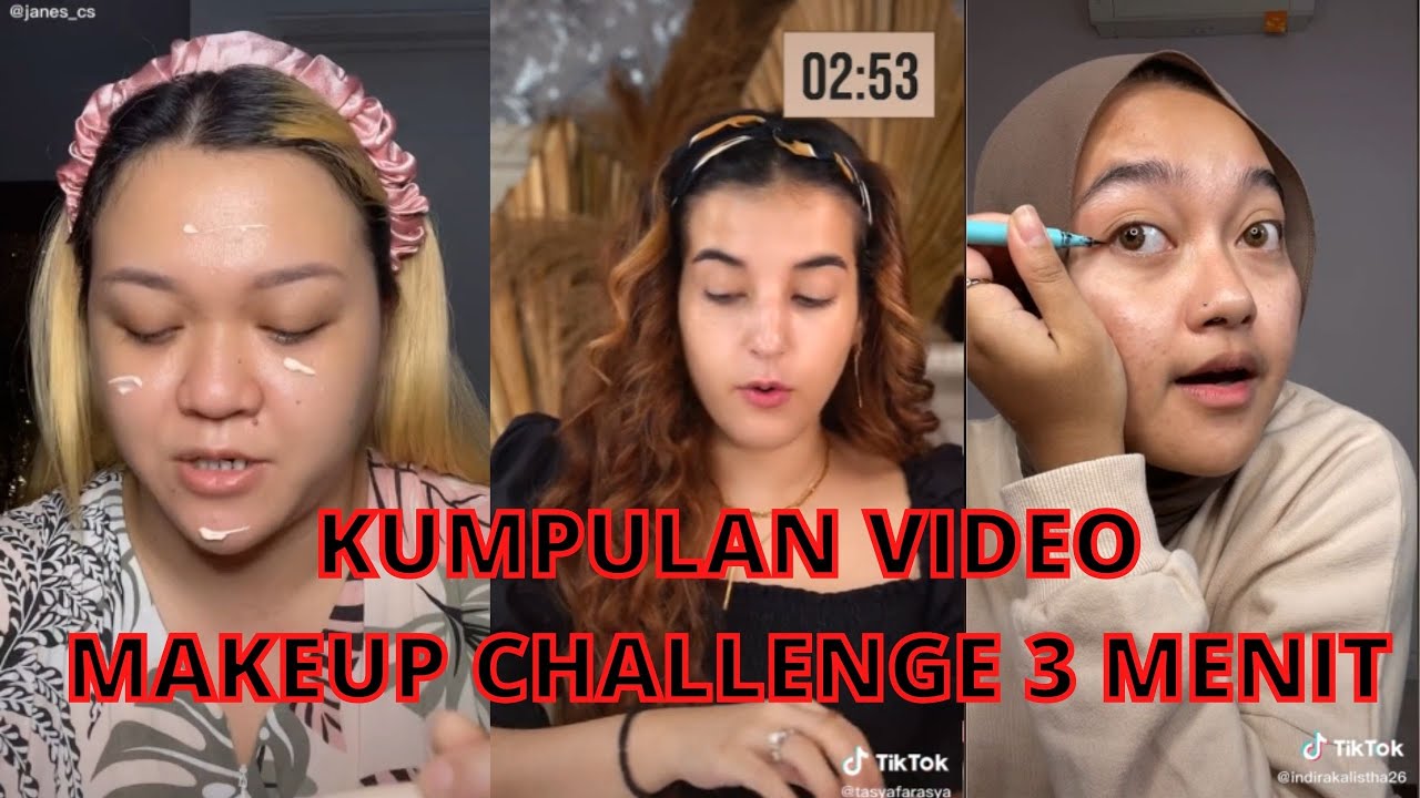 Make Up Chalange 3 Menit - YouTube