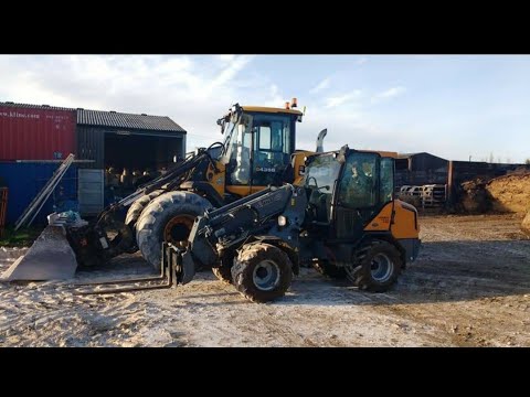 The Farms New "Giant" Loading Shovel - YouTube