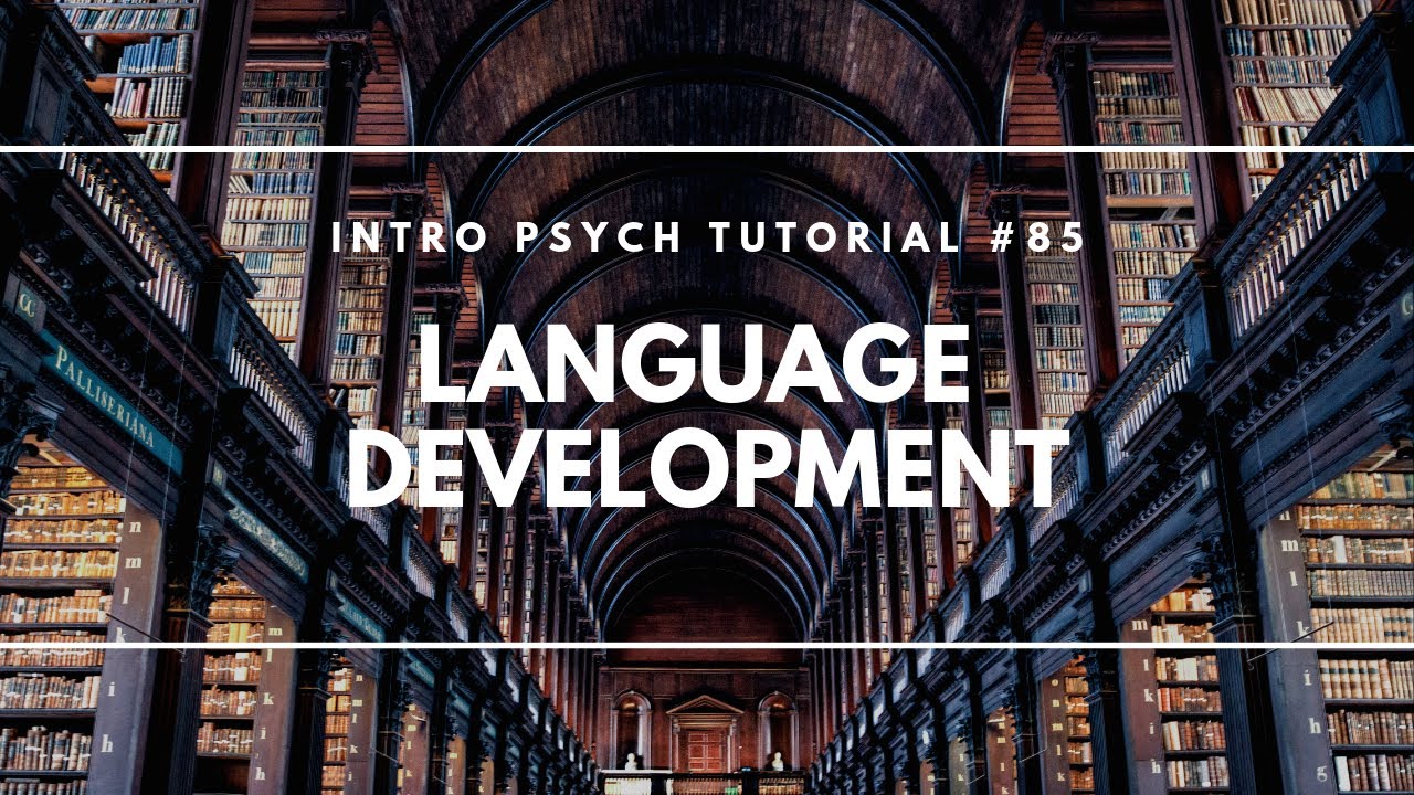 Language Development (Intro Psych Tutorial #85) - YouTube