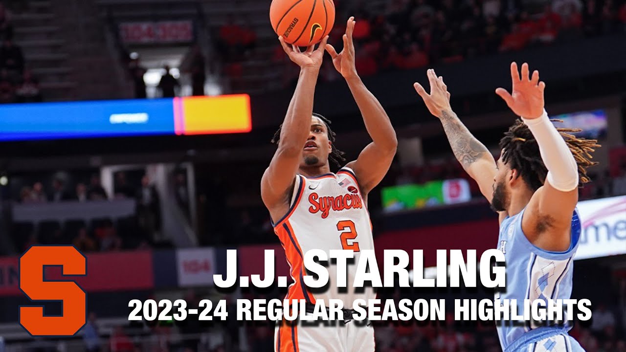 J.J. Starling 2023-24 Regular Season Highlights | Syracuse Guard - YouTube