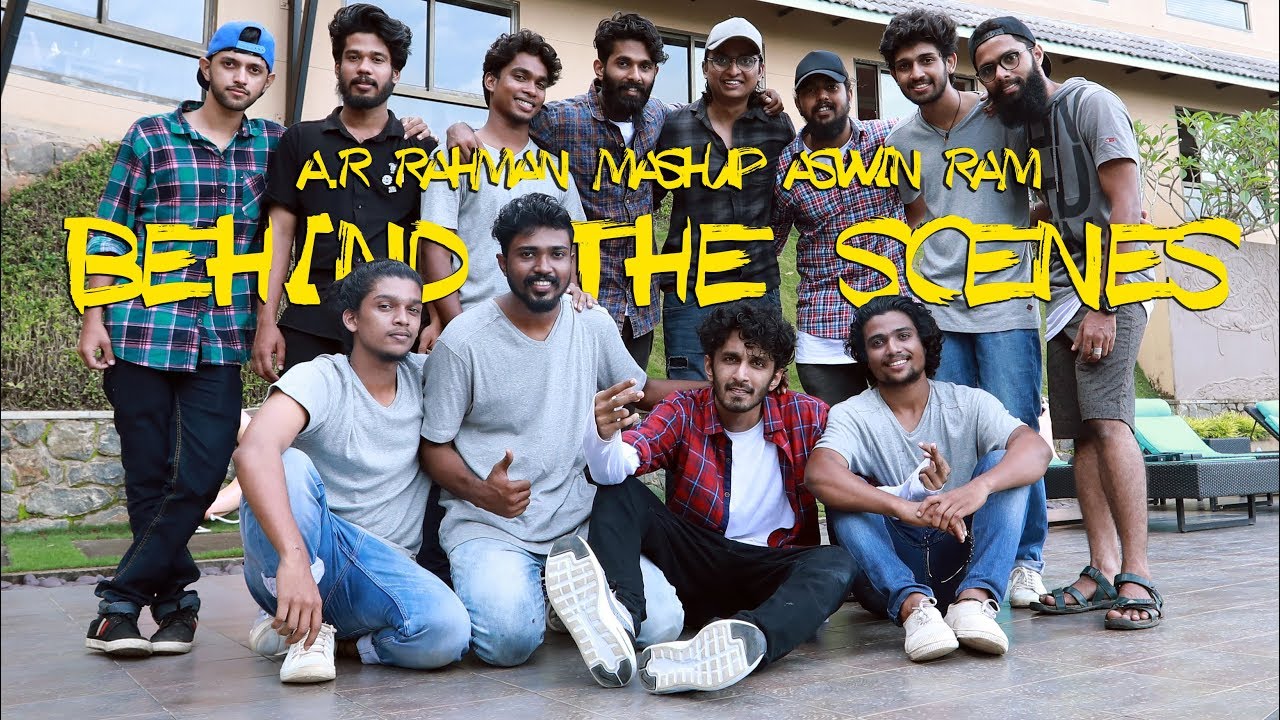 Behind The Scenes of A. R. Rahman Mashup (16 Songs - One Take) | Aswin ...