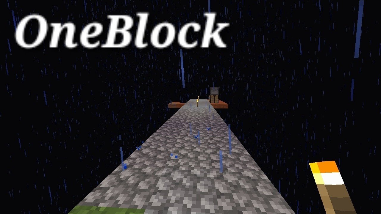 Minecraft OneBlock Folge 4 Ein steiniger Weg - YouTube